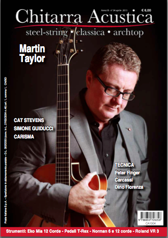 Martin Taylor on the Cover of Chitarra Acustica - ArtistWorks Blog