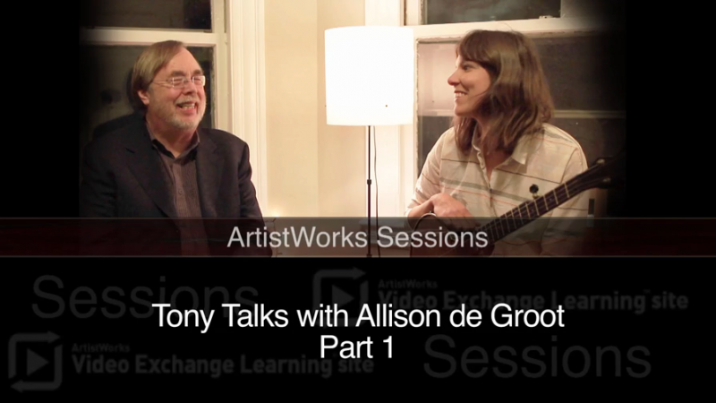 New Interview Series: Allison de Groot - ArtistWorks Blog
